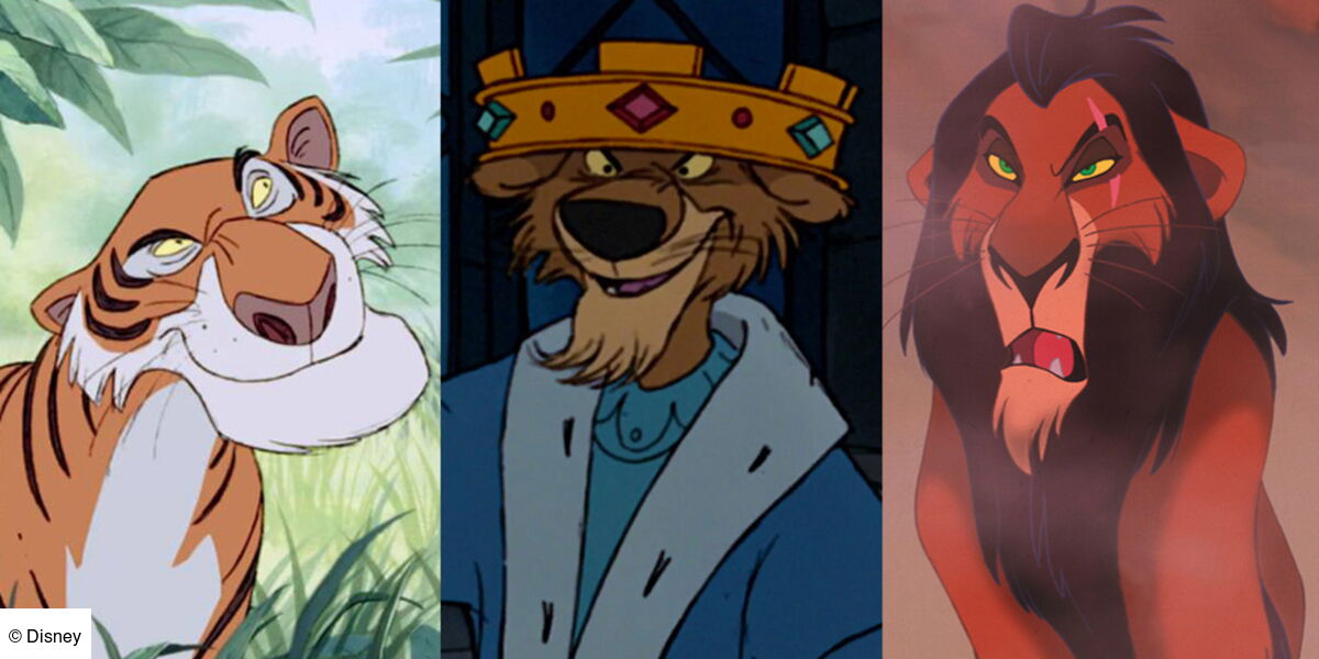 Shere Khan du Livre de la jungle, Scar du Roi Lion... Top 10 des ...