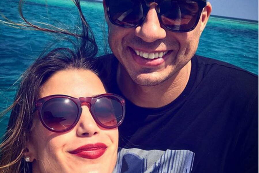 David Trezeguet et Belen Cosimo, couple très démonstratif - Télé Loisirs