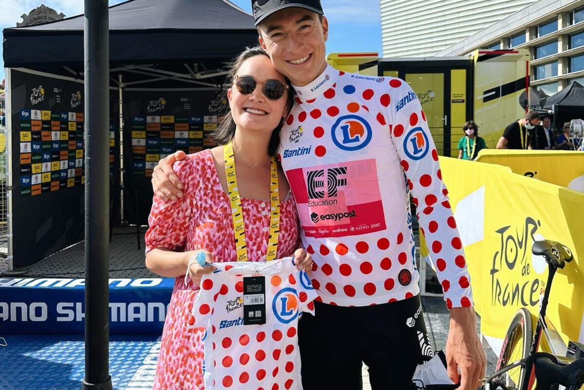 Qui est Frances Powless, la compagne du cycliste Neilson Powless - Télé ...