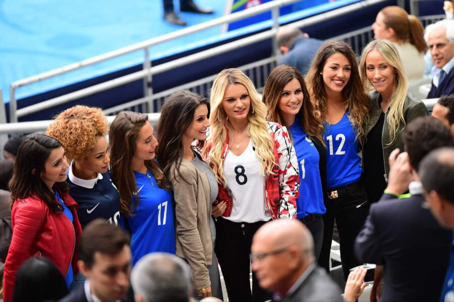 Euro 2016 : People et Wags derrière les Bleus pendant France/Islande ...