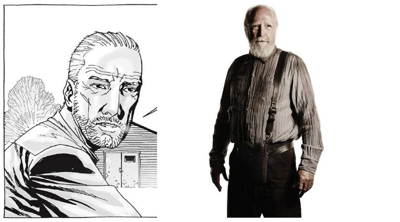 Série vs. Comics : à quoi ressemblent les héros de The Walking Dead ...
