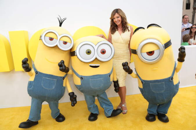 Sandra Bullock ose le total look "Minions" pour l'avant-première à Los ...