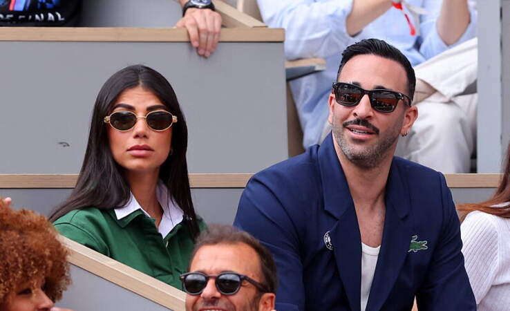 Adil Rami et sa compagne Louana Franco s'affichent à Roland-Garros ...