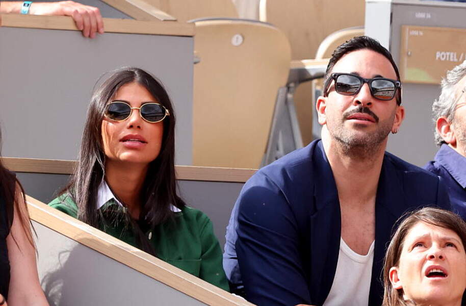 Adil Rami et sa compagne Louana Franco s'affichent à Roland-Garros ...
