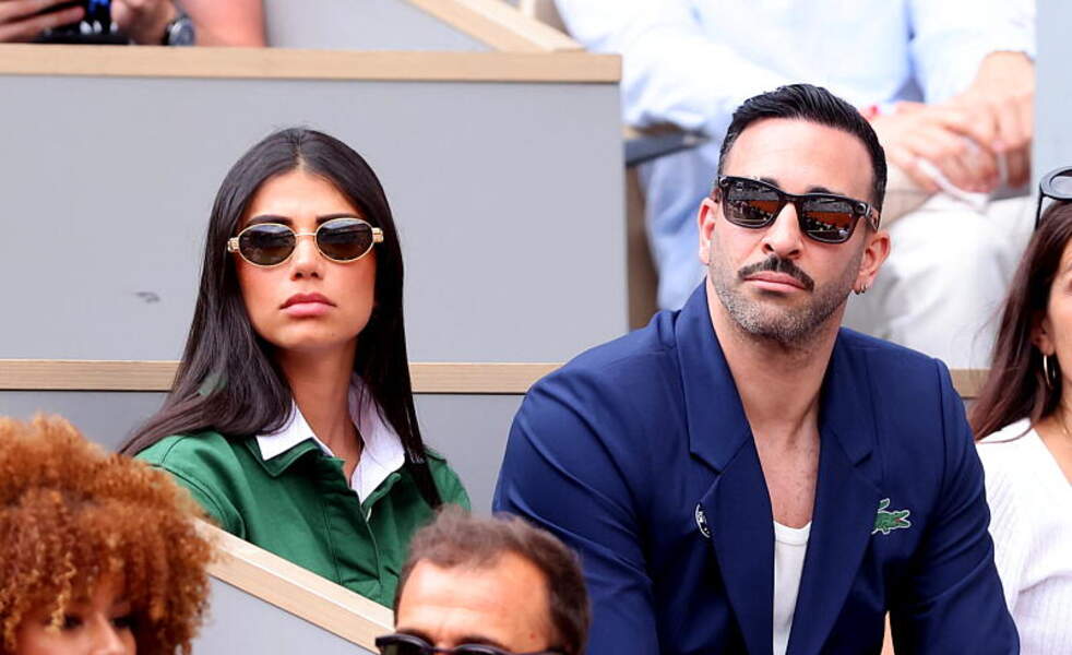 Adil Rami et sa compagne Louana Franco s'affichent à Roland-Garros ...